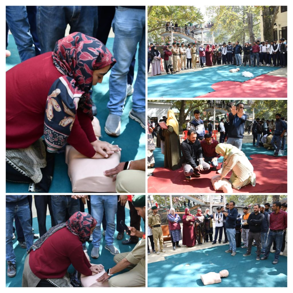 CPR Awareness cum Demonstration Held at GDC Ganderbal – Kashmir Age
