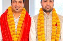 Vivek Bali Meets SBSP Chief Om Prakash Rajbhar to Discuss J&K Poll ...